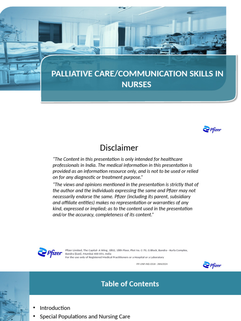 Palliative Care and Communication Skill To Nurses-24 | PDF | Palliative ...