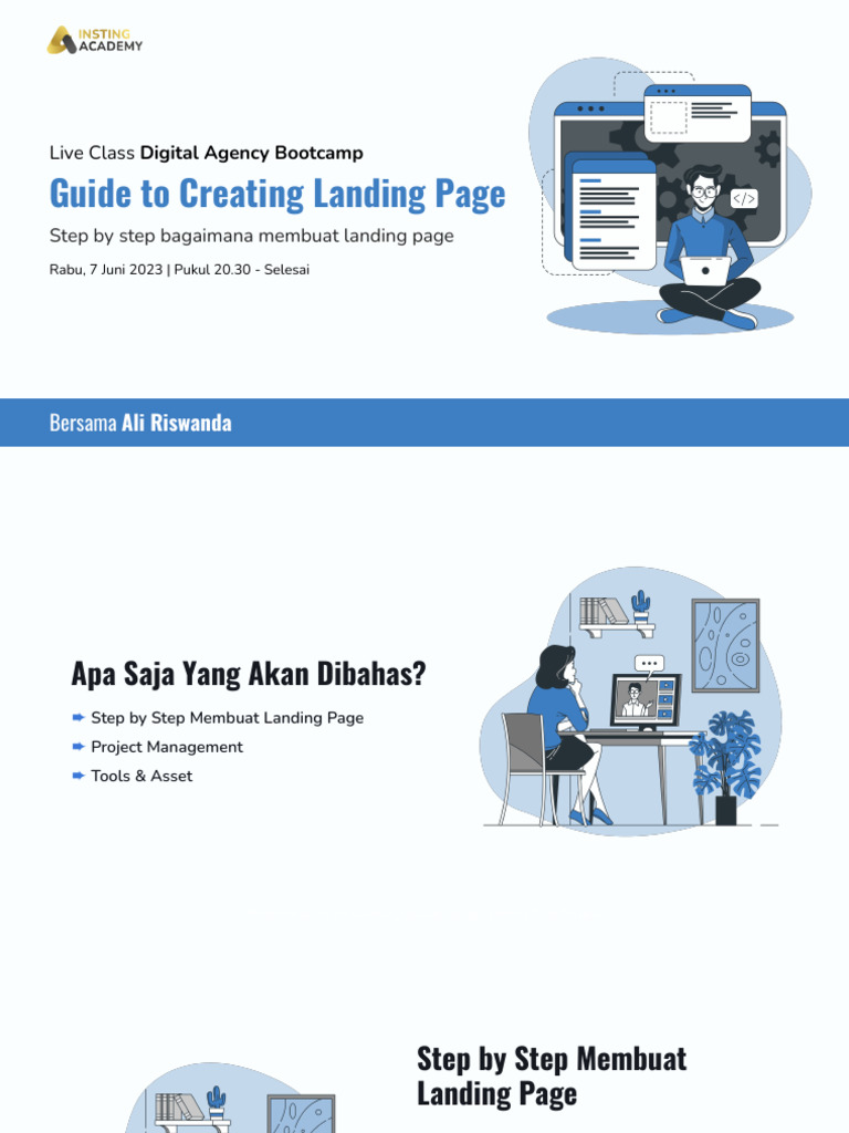 Guide To Creating Landing Page | PDF