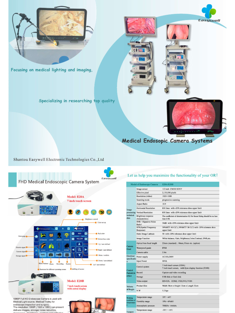Medical Endoscopic Camera System 2025 - 副本 | PDF