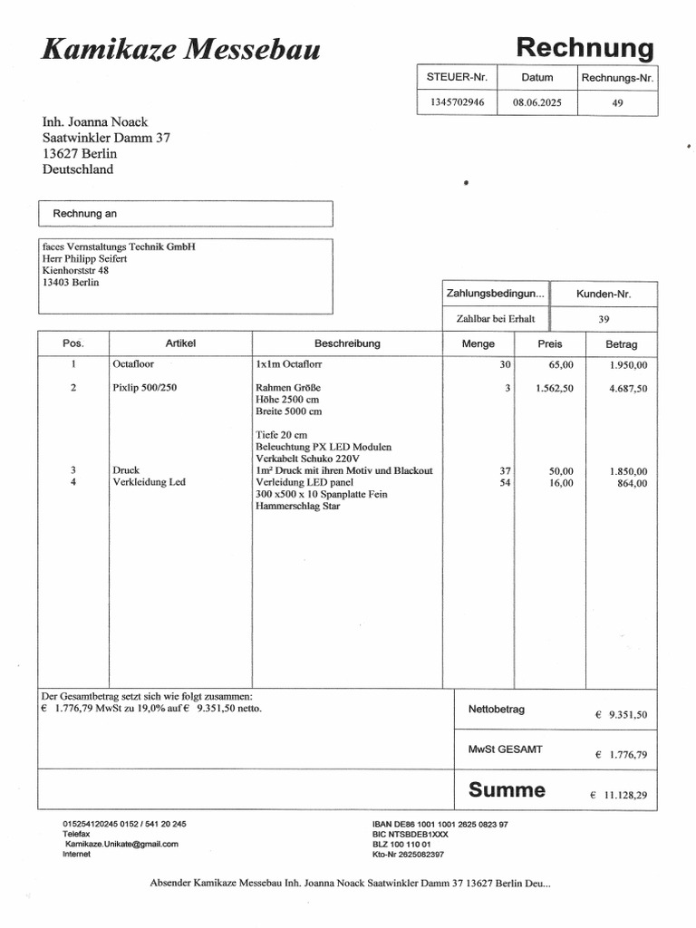 Rechnung | PDF