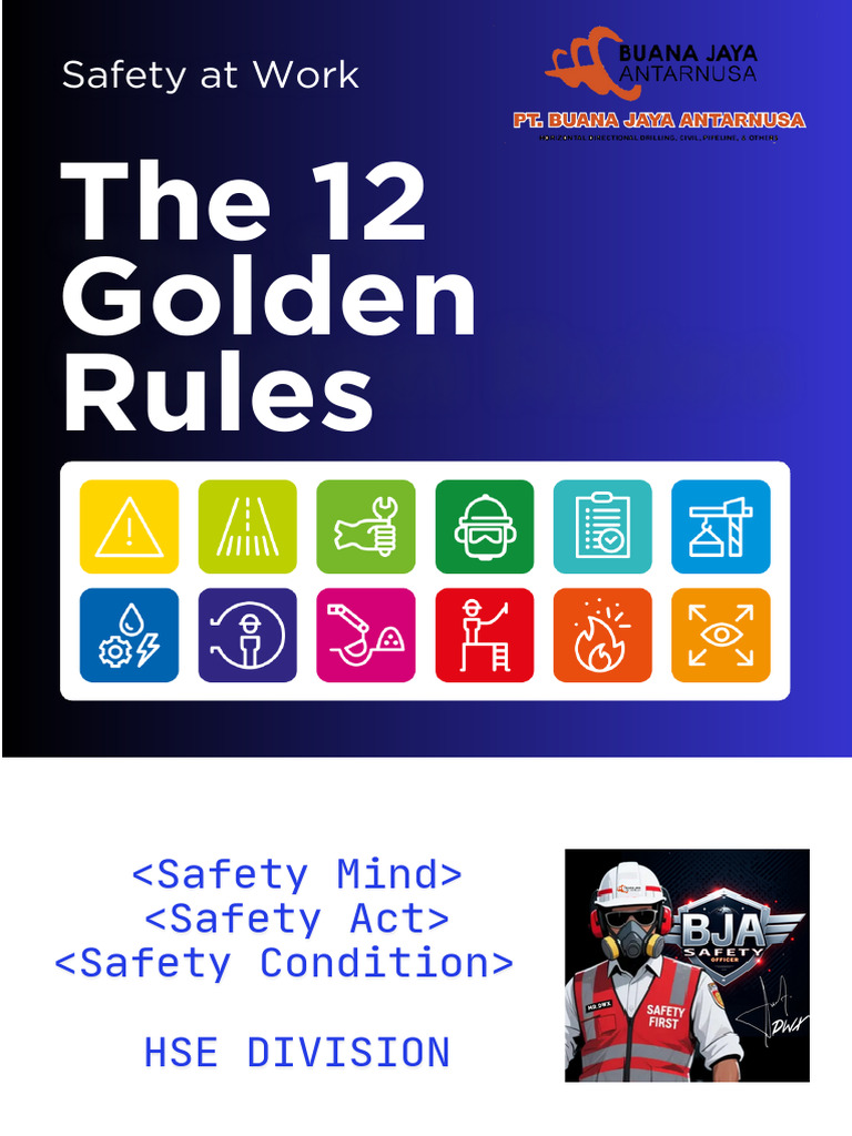 12 Golden Rules for Workplace Safety | PDF | Driving | Safety