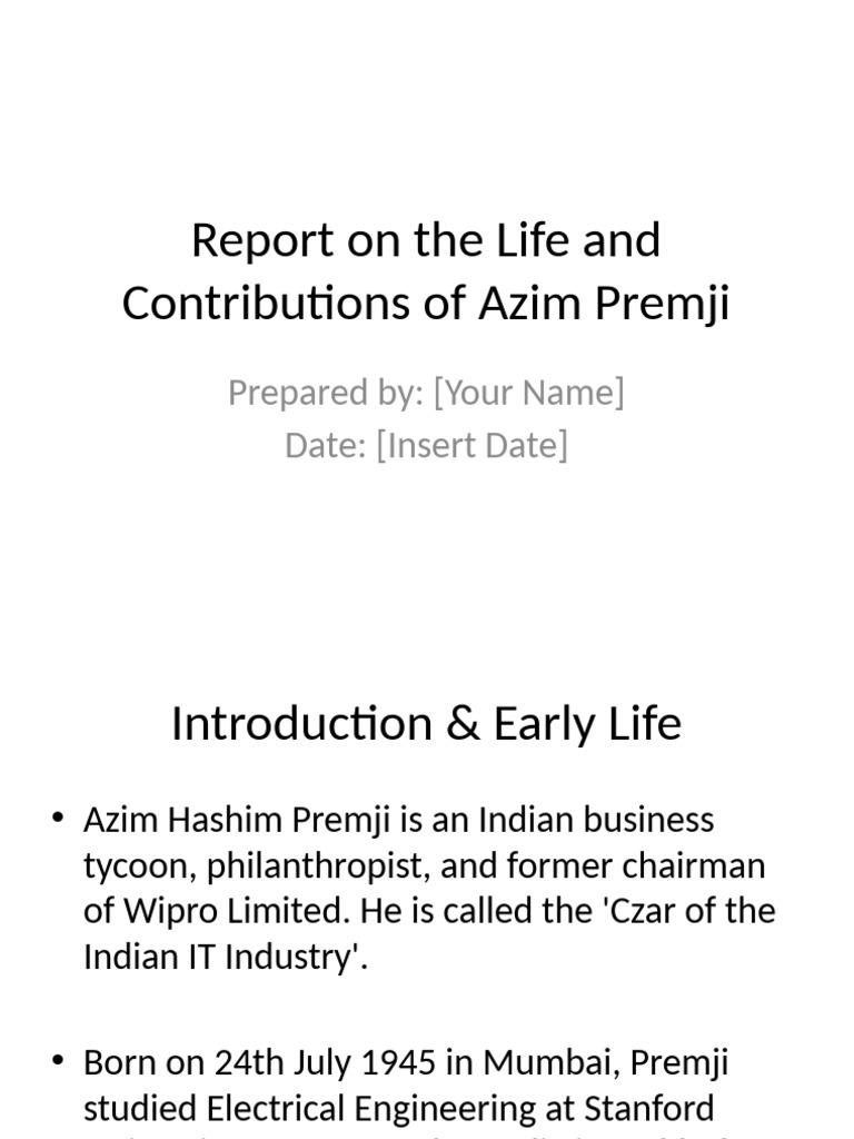 Azim Premji Report | PDF