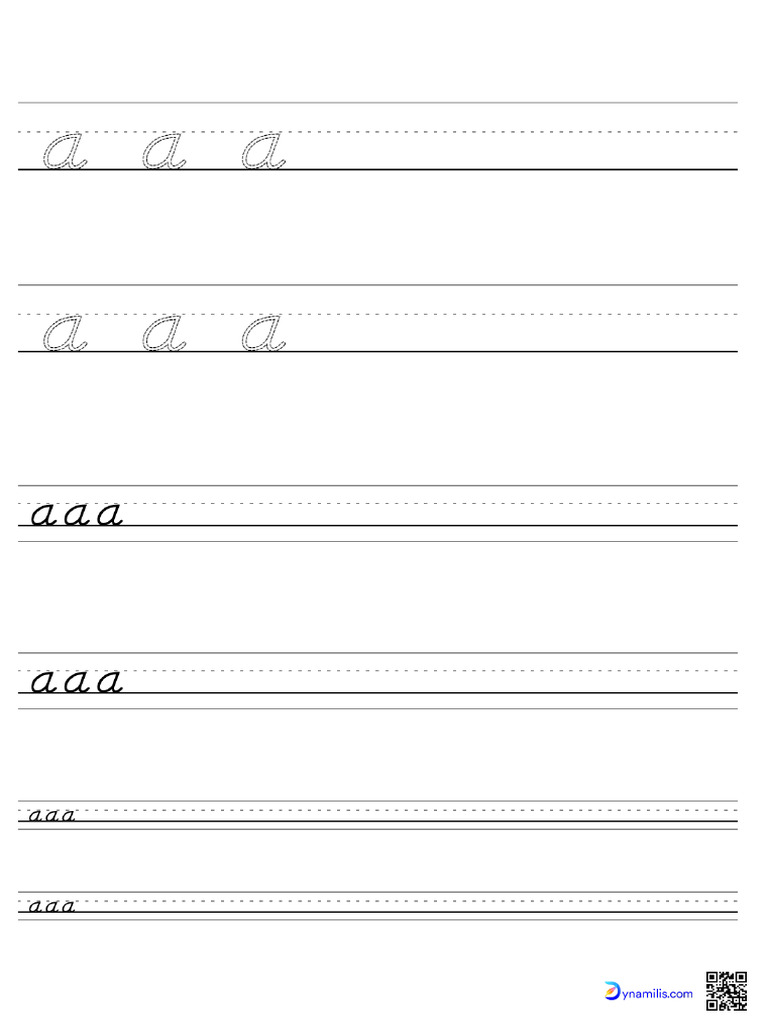 Minuscules Dnealian Style Manuscript | PDF