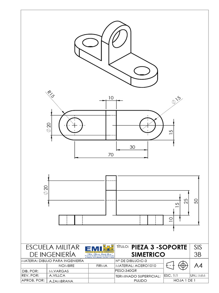 Pieza 3 Clase M | PDF