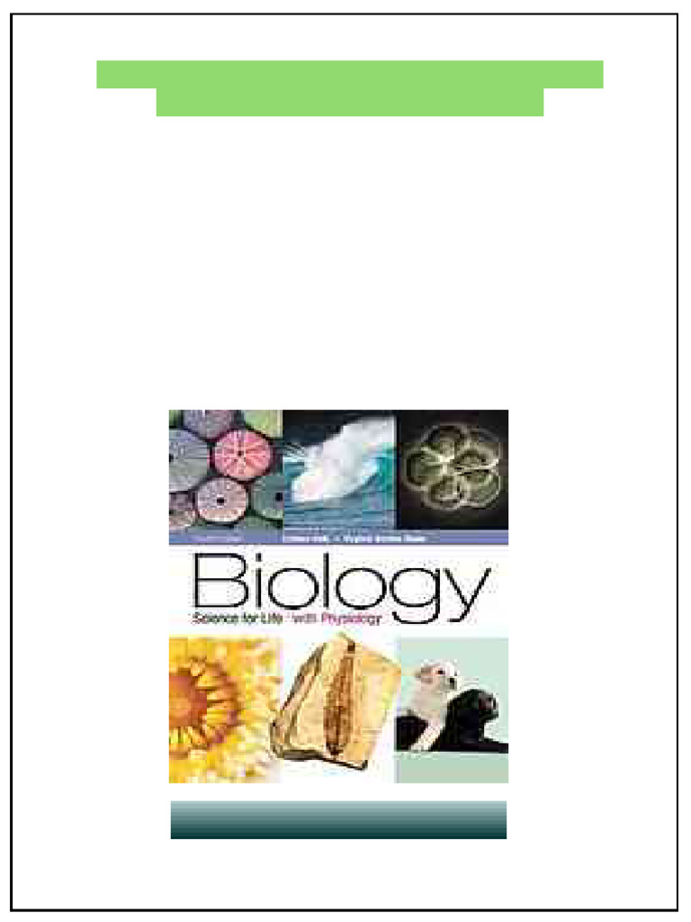 Biology Science For Life With Physiology 4th Ed Edition Belk Available Full Chapters | PDF ...
