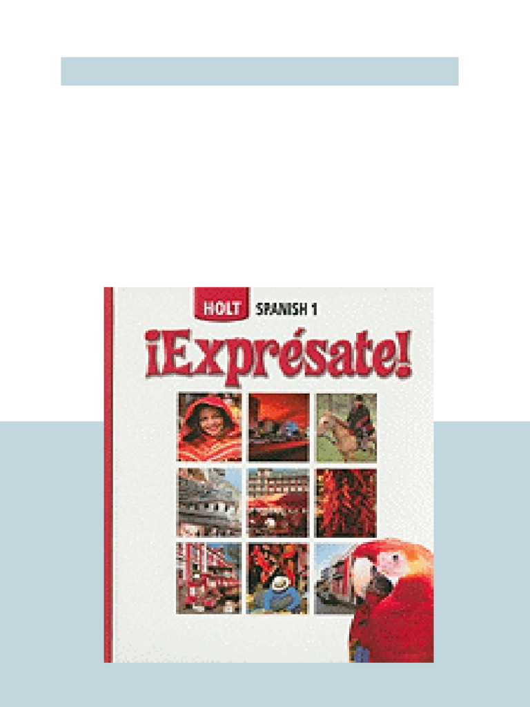 Expresate Level 1 Student Edition PDF | PDF