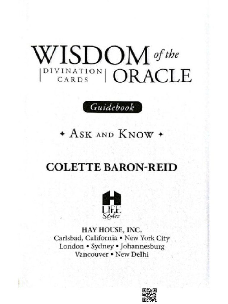 Wisdom Oracle.0001 | PDF