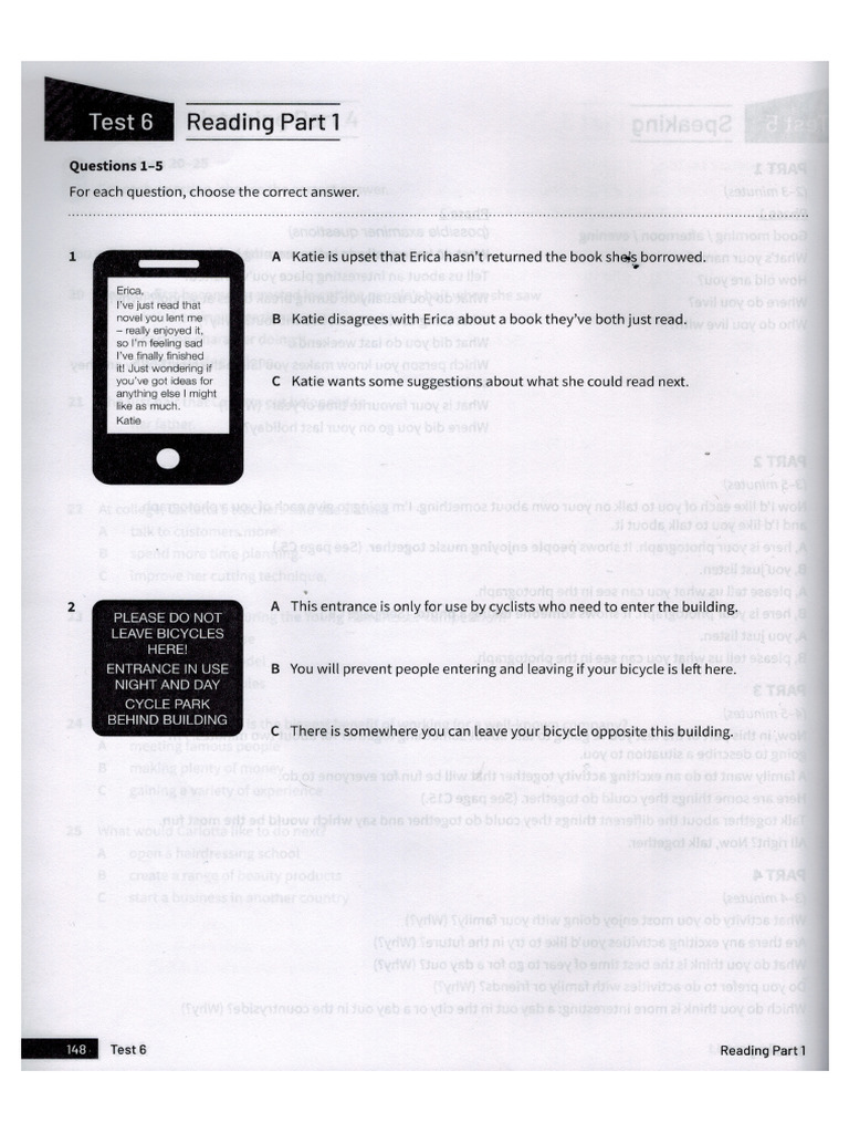 Reading B1 | PDF