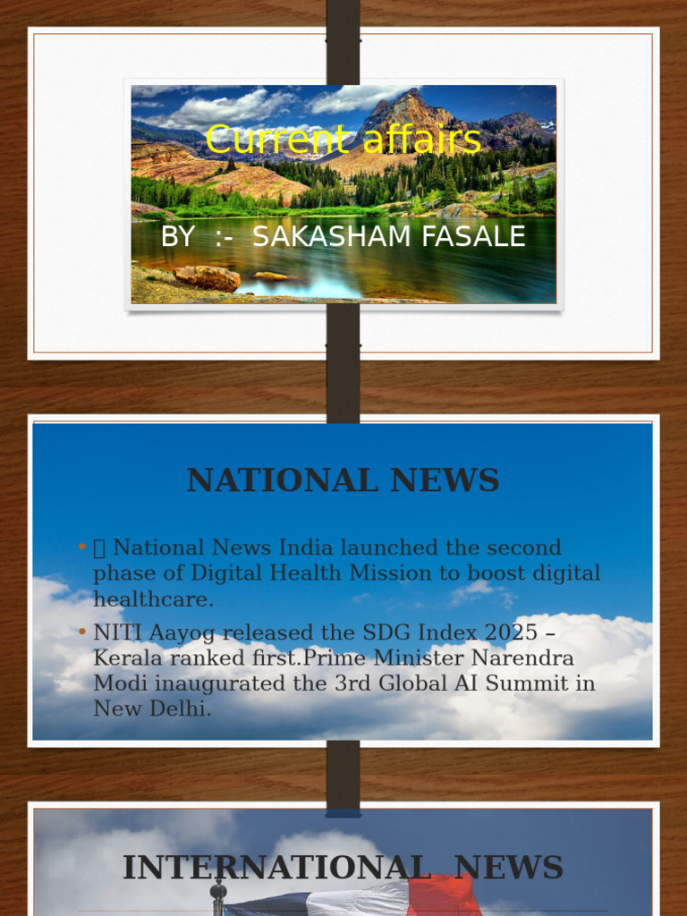 New Current Affirs New 2 | PDF