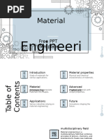 Material Engineering PPT Template Template by EaTemp | PDF | Materials Science | Engineering