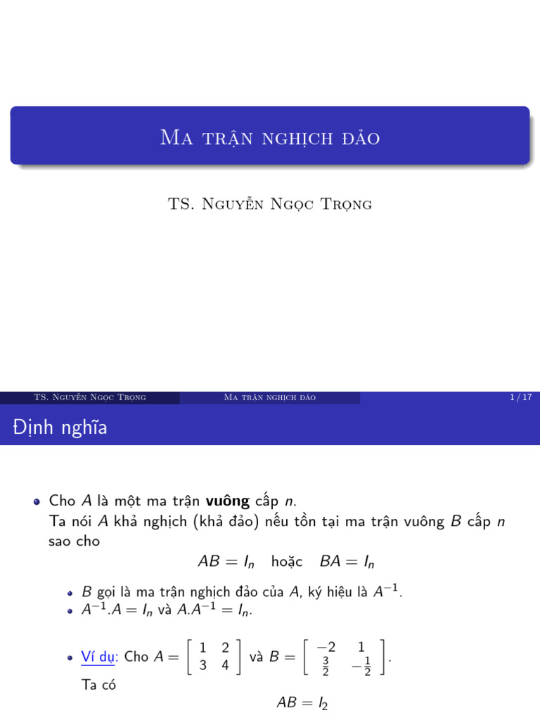Ma Tran Nghich Dao | PDF