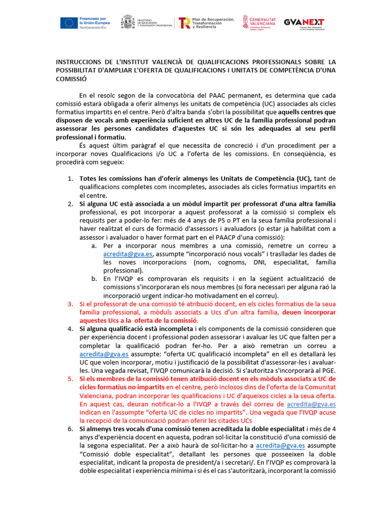 Concreció I Ampliació Doferta - Act - 31012023 | PDF