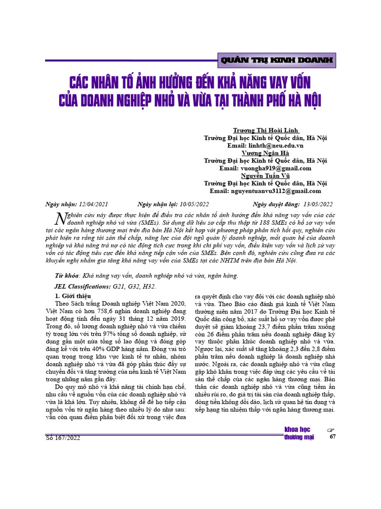 C CNH NT NHH NG NKH N Ngvayv N C A Doanh Nghi PNH V V AT ITH NH PH H N I | PDF