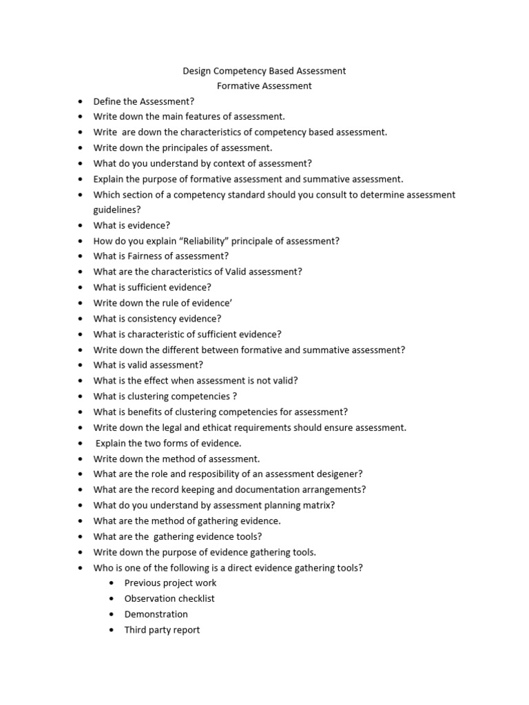 Design Competency Based Assessment 10 | PDF | Educational Assessment | Evaluation