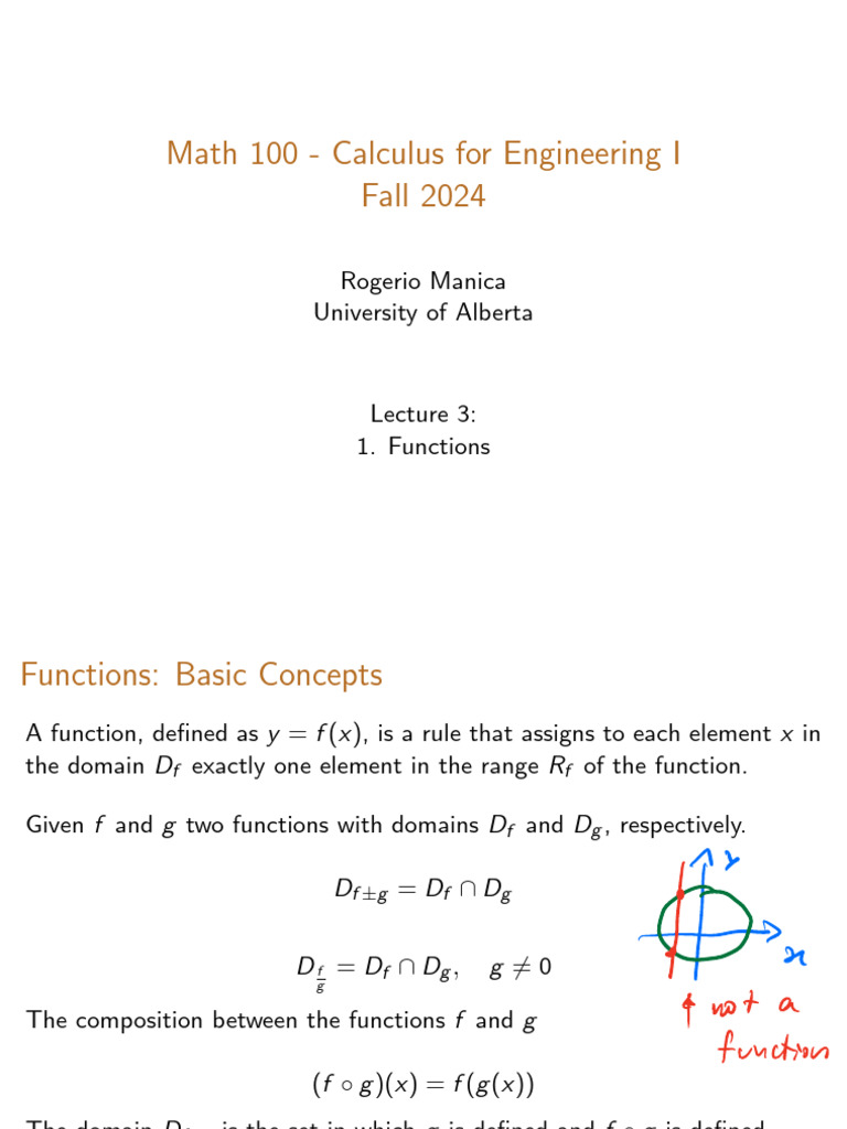 Functions and Inverses in Calculus | PDF | Function (Mathematics ...