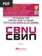 CNU Graduate Admissions Guide 2024 | PDF | Academic Degree | Medicine