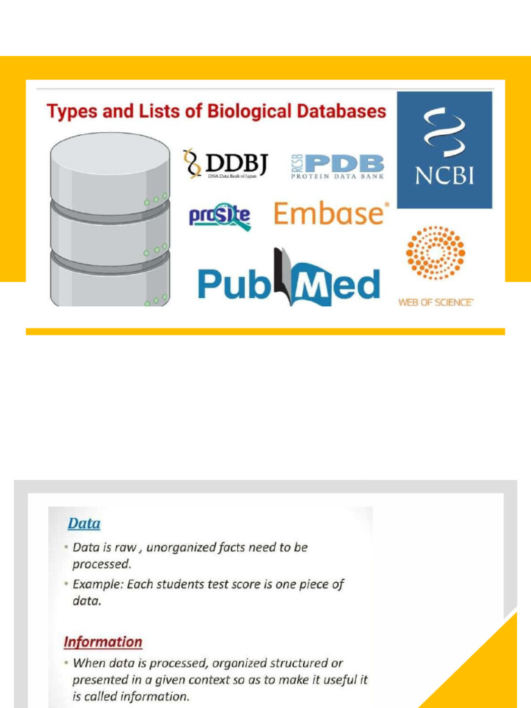 L-3 Biological Databases | PDF