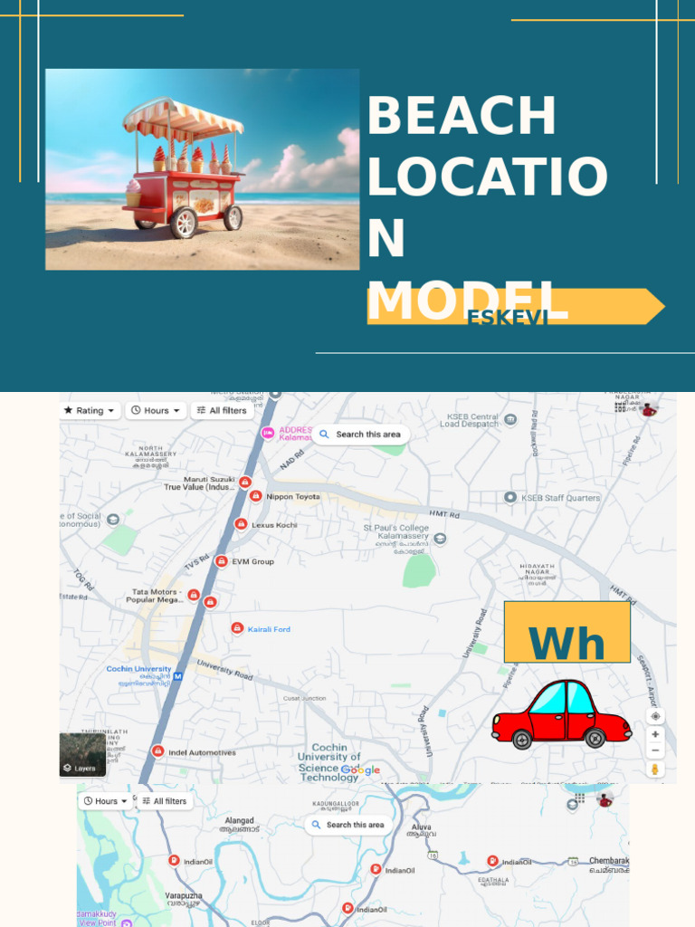 Beach Location Model | PDF | Microeconomics | Economics