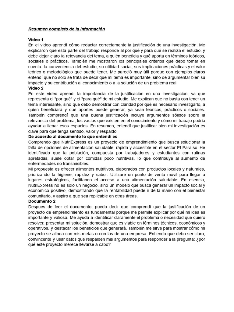 Resumen Completo de La Información | PDF | Conocimiento | Economias