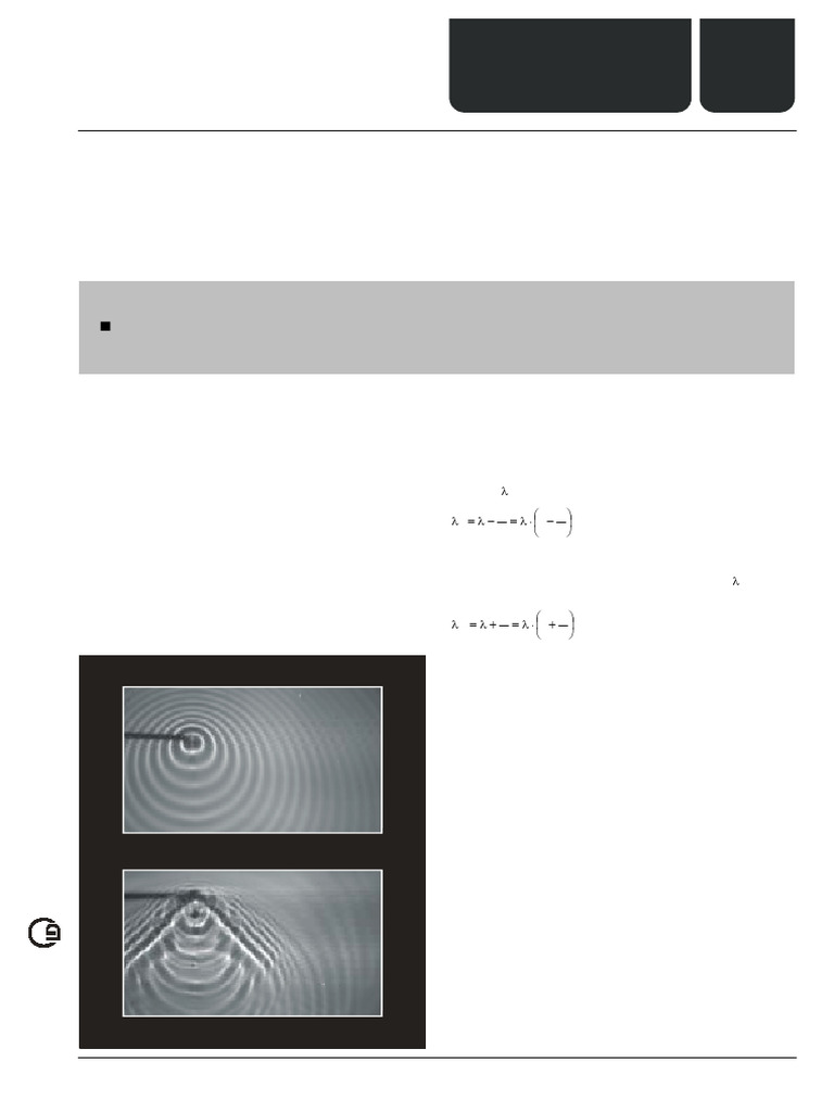 Efecto Dopler de Ondas en Agua | PDF | Olas | Efecto Doppler