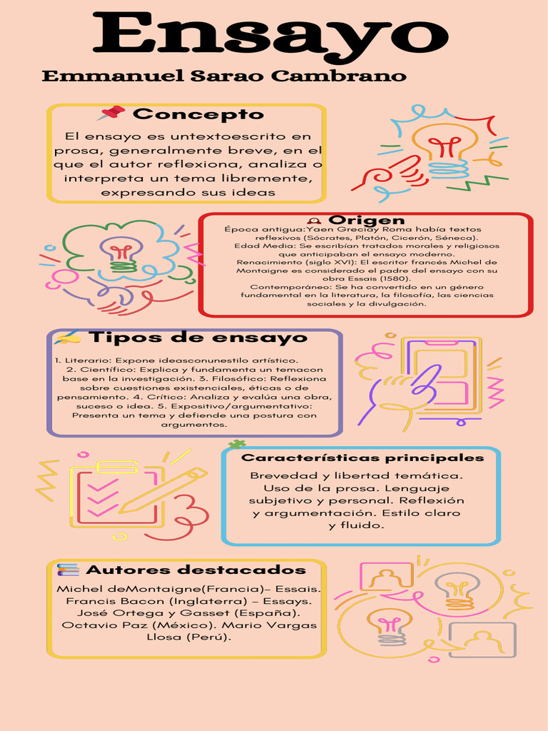 Infografía Consejos Para Emprender Dibujo Ilustrado Rojo 20250906 ...