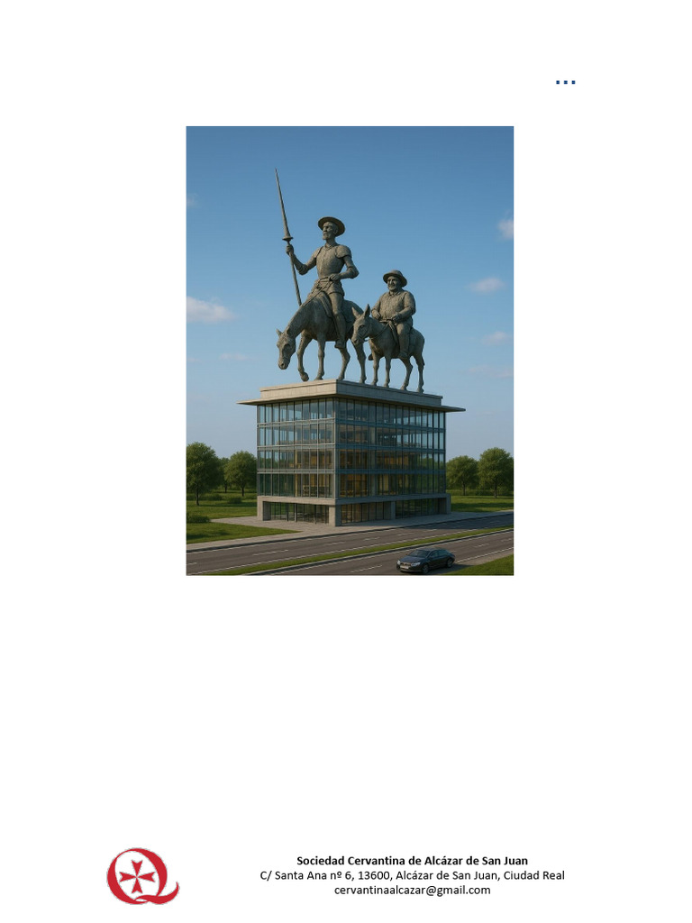 Art - Monumento Quijote Que Pudo Ser | PDF | Don Quijote | Miguel De ...