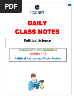 Cadre vs. Mass Political Parties | PDF | Political Parties | Suffrage