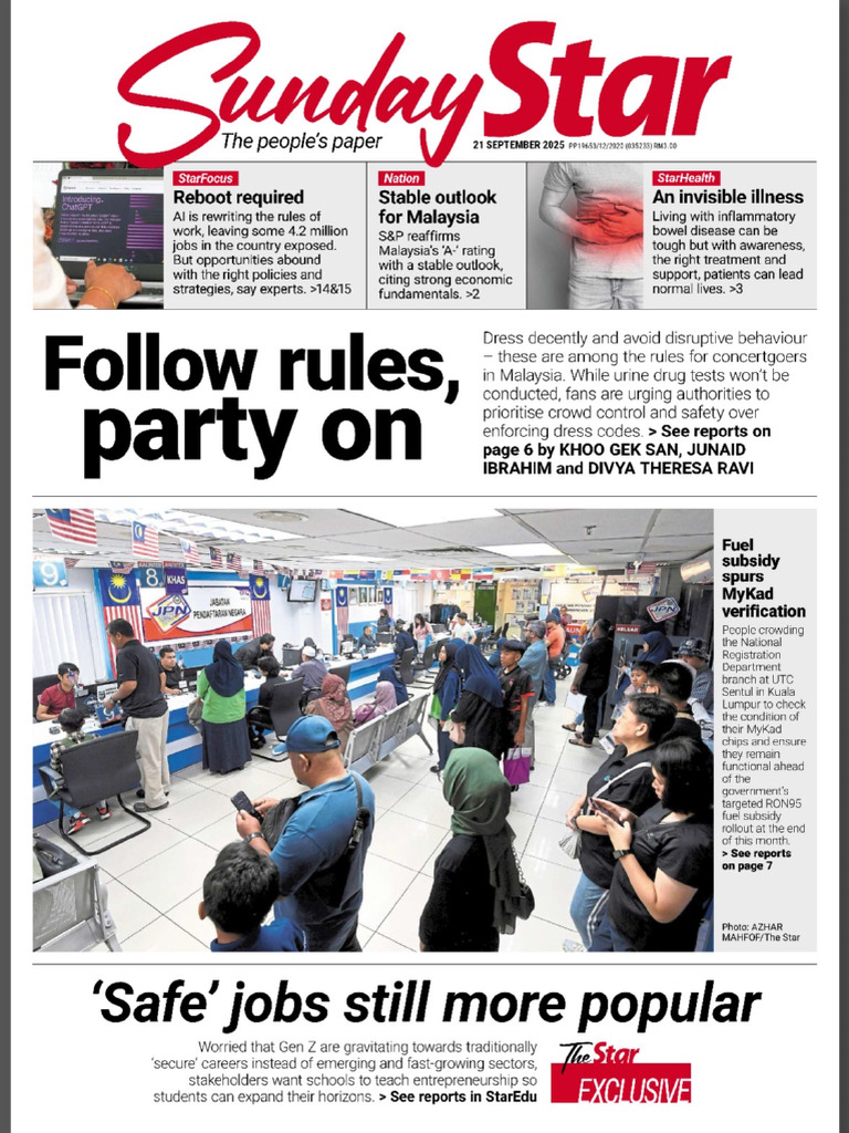 Sunday Star 21 September 2025 | PDF