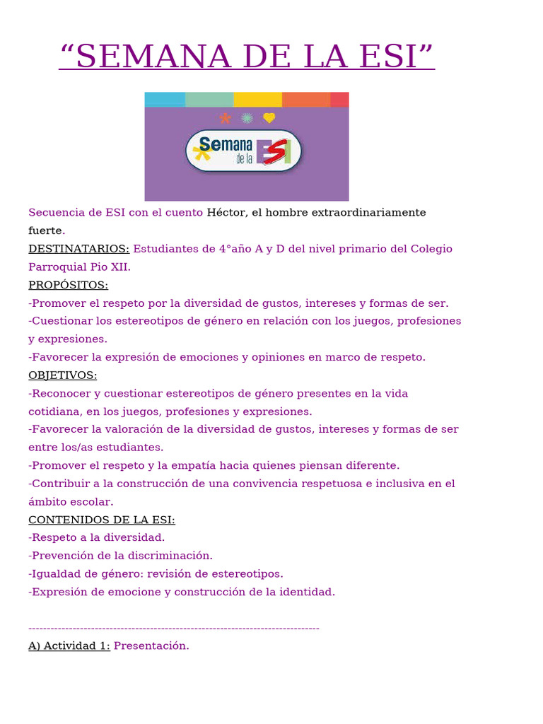 Semana de La Esi 2025 | PDF