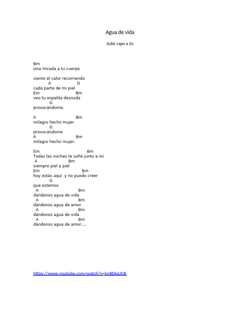 Agua de Vida | PDF