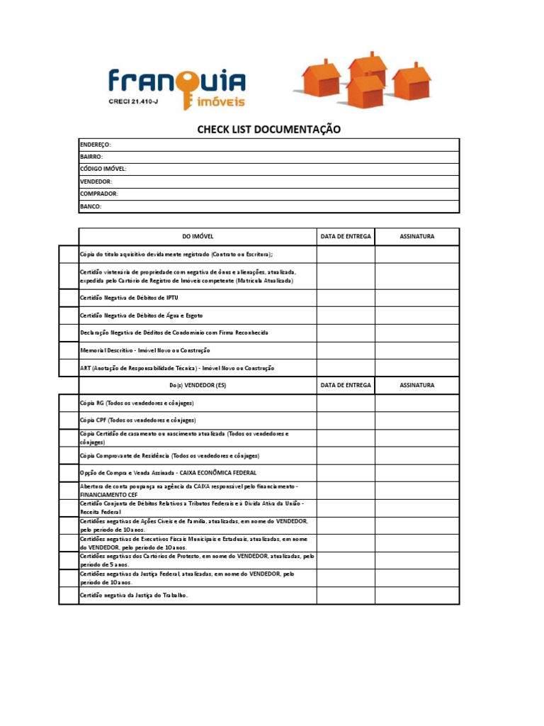Check List Fechamentos 2011 | PDF | Conta de transação | Imposto de Renda