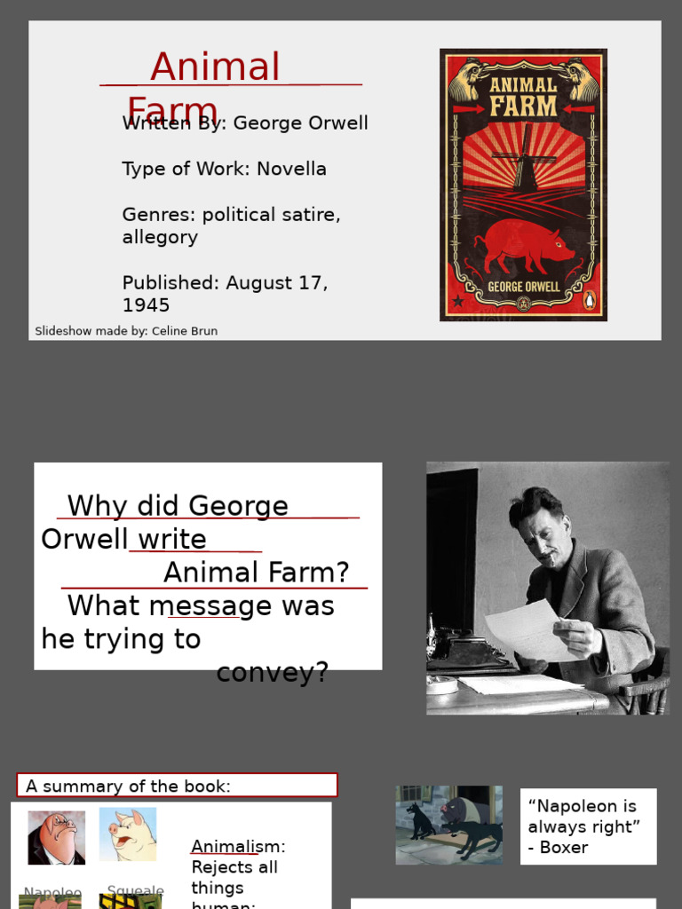 "Understanding Animal Farm's Allegory" | PDF