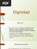 Definición y Ejemplos de Dignidad Humana | PDF