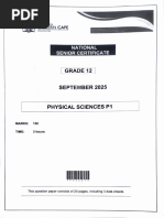 Physical Sciences P1 Memo | PDF | Force | Metrology