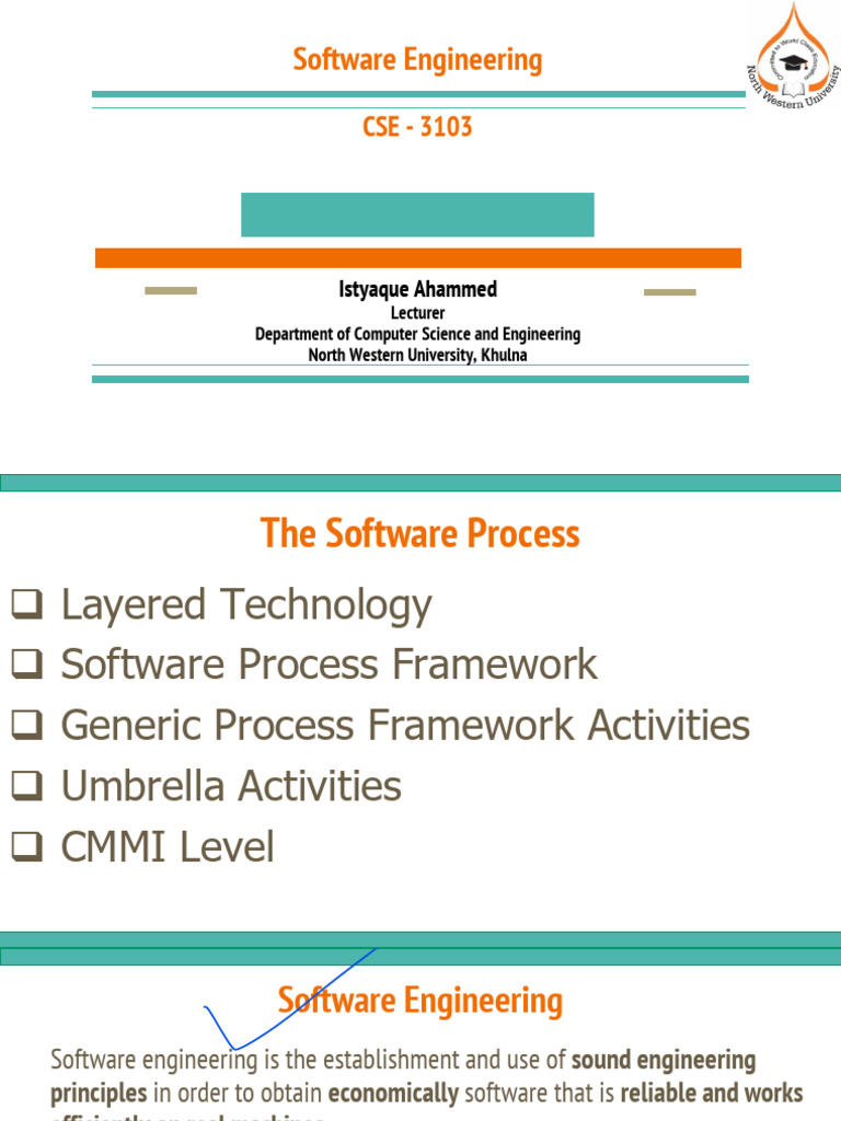 Lecture3 - The Software Process Dagano | PDF | Software | Engineering