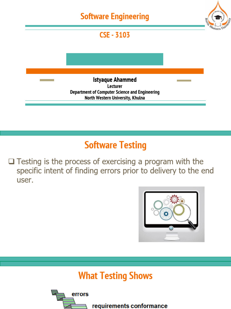 Lecture4 - Software Testing Strategies Dagano | PDF | Software Testing ...