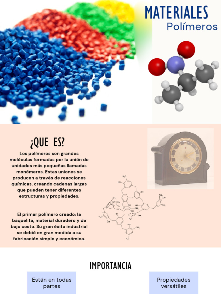 Polímeros: Tipos, Usos y Problemas Ambientales | PDF | Fibra sintética ...