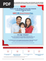 HDFC Life Smart Protect Plan Overview | PDF | Insurance | Present Value