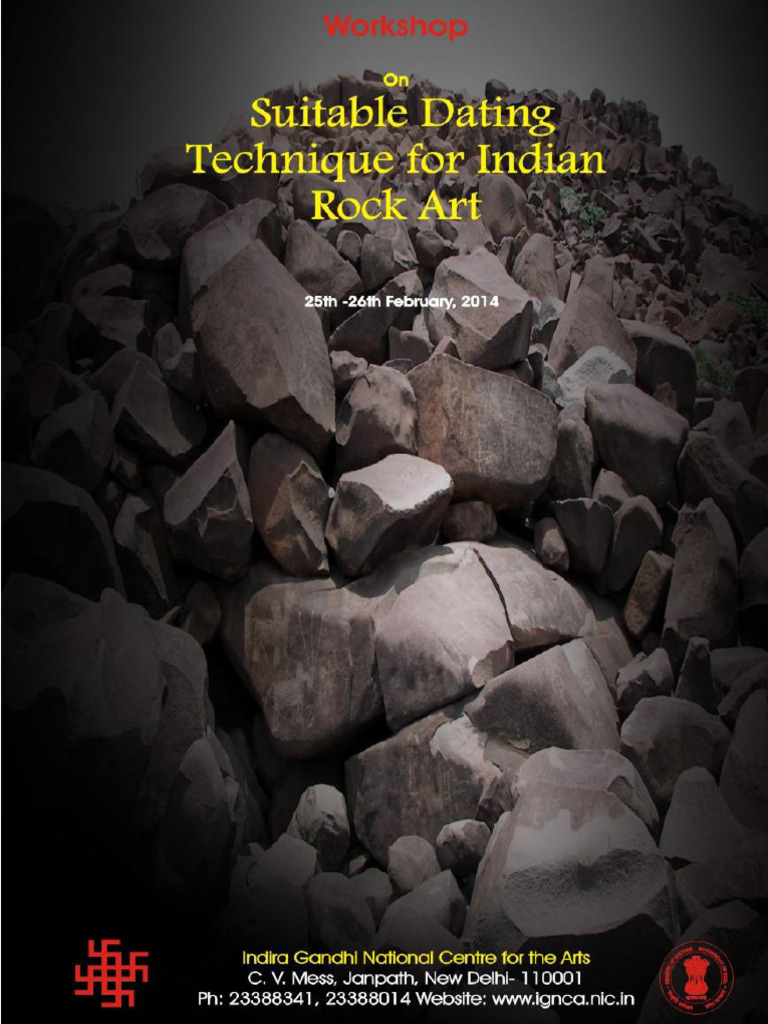 Workshop Book Release On Suitable Dating Technique For Indian Rock ...