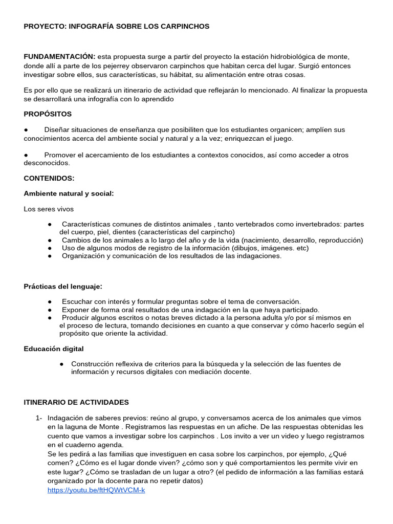 Conocemos A Los Carpinchos y Nos Informamos para Poder Respetarlos ...