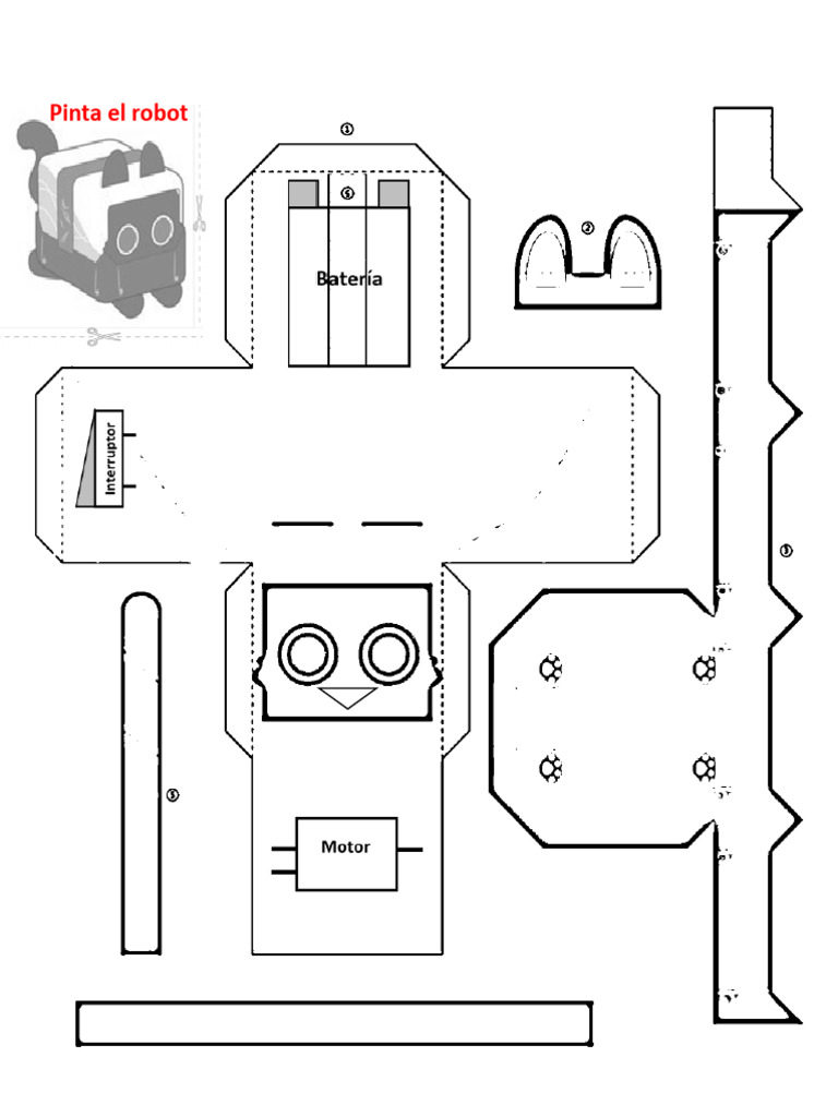 Molde Gato Robot. | PDF