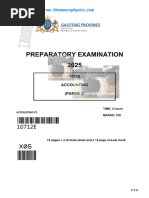 KZN Accounting Grade 12 June 2025 P2 and Memo | PDF