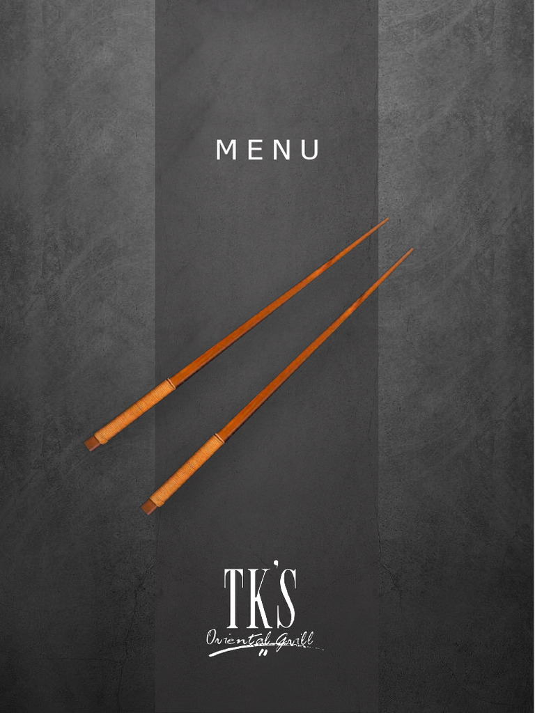 TK's Seafood and Sushi Menu | PDF | Sushi | Sauce