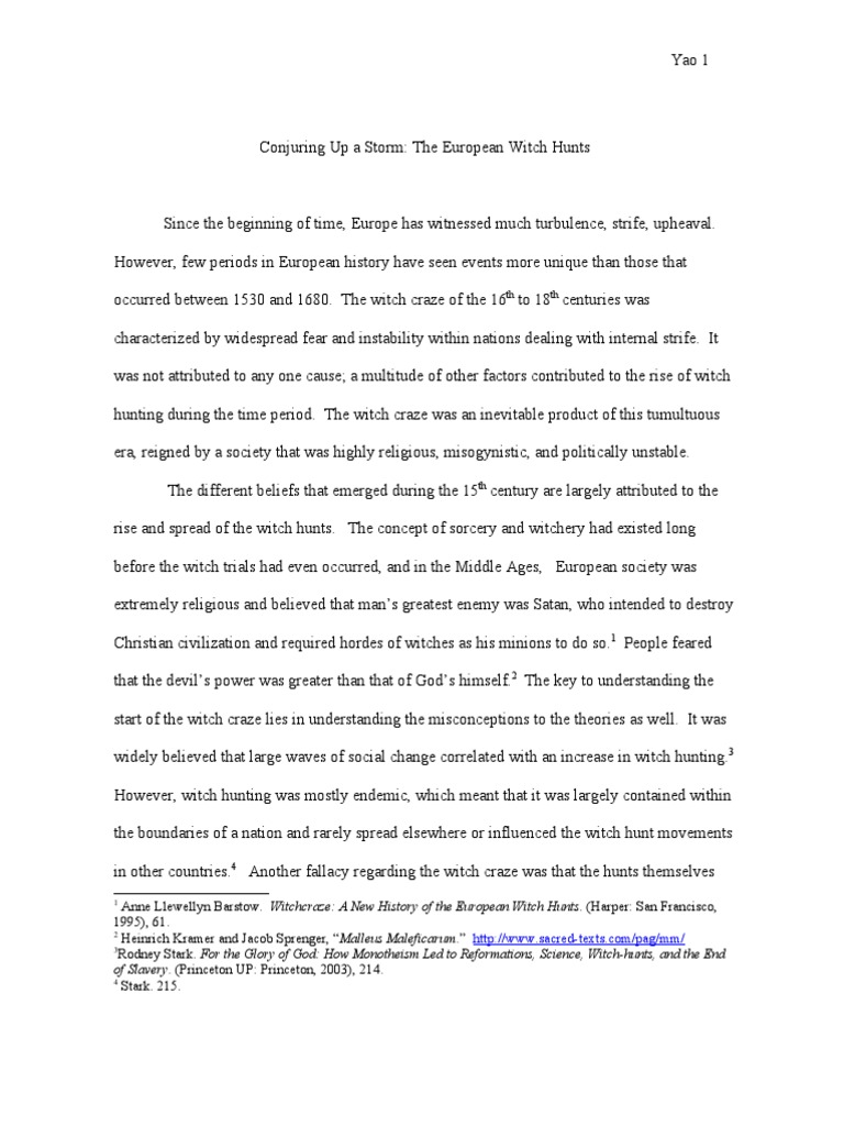 The European Witch Hunts | PDF | Witch Hunt | Witchcraft