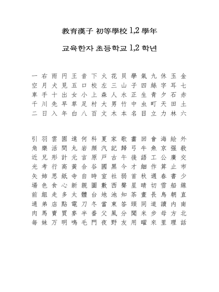 교육한자240 | PDF