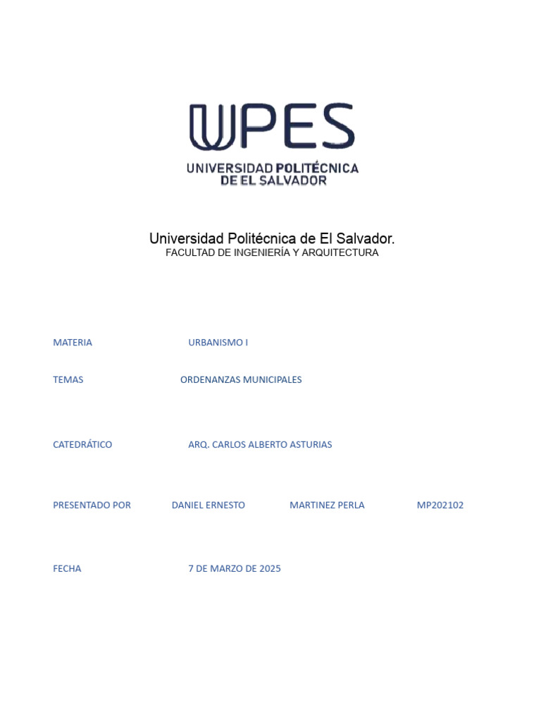 Ejemplos de Ordenanzas Municipales | PDF | El Salvador | Residuos