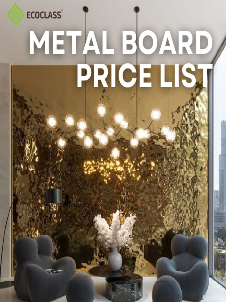 Ecoclass Metal Board Price List | PDF | Precious Metals | Native ...