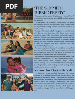 Character Analysis of The Summer I Turned Pretty | PDF