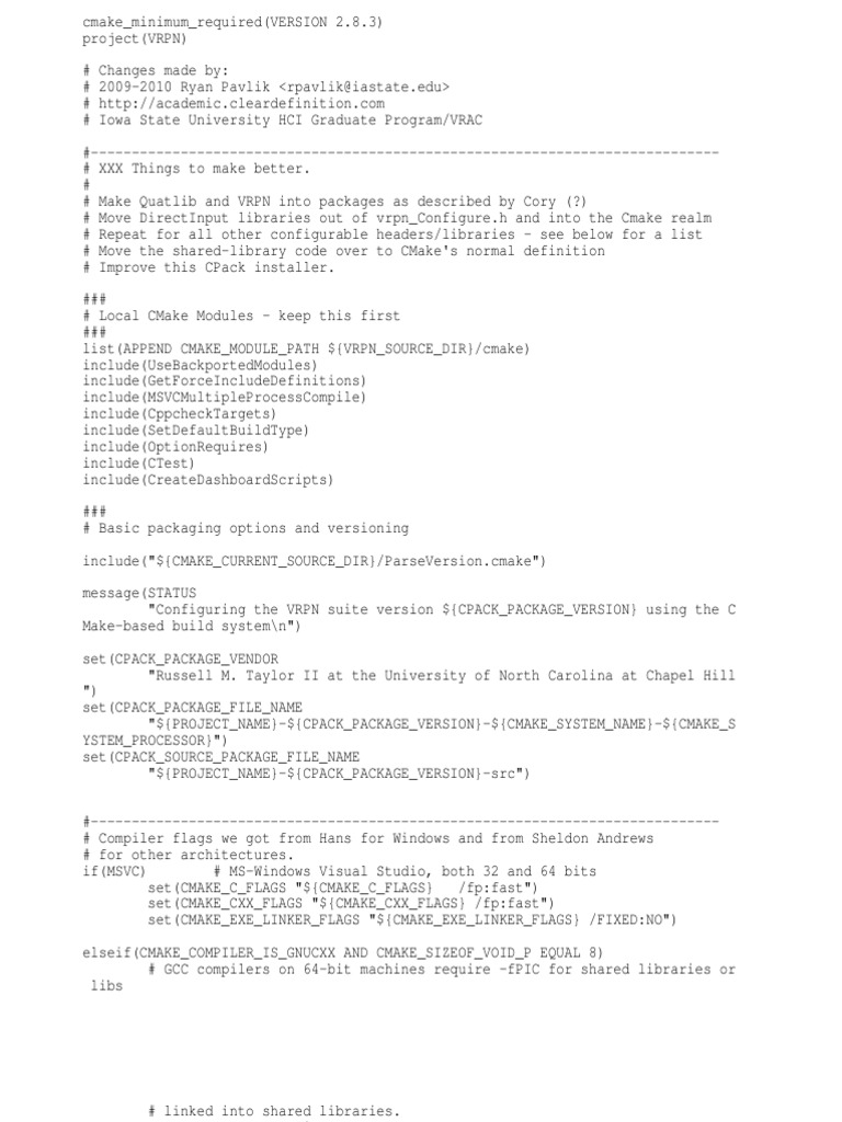 Cmake Lists Download Free Pdf Library Computing Computer