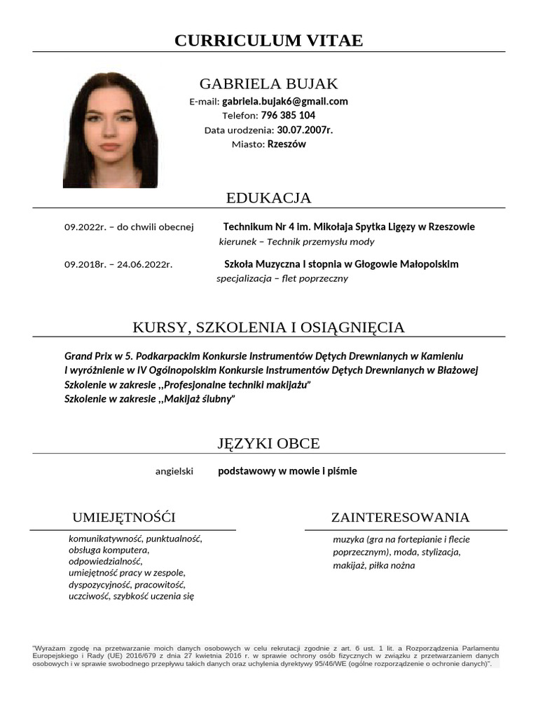 CV Gabriela B | PDF